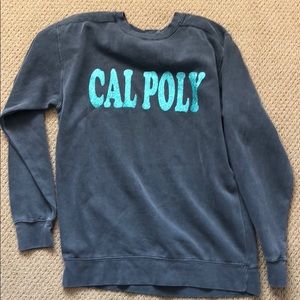 Comfort Colors | Sweaters | Custom Cal Poly Sweatshirt | Poshmark